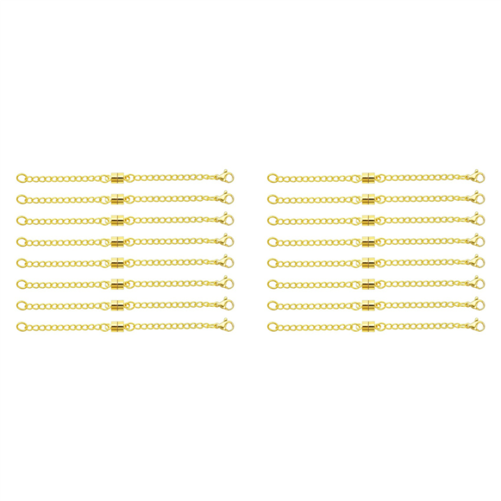 16X Magnetic Necklace Extender Adjustable Chain Extenders for Necklaces ...