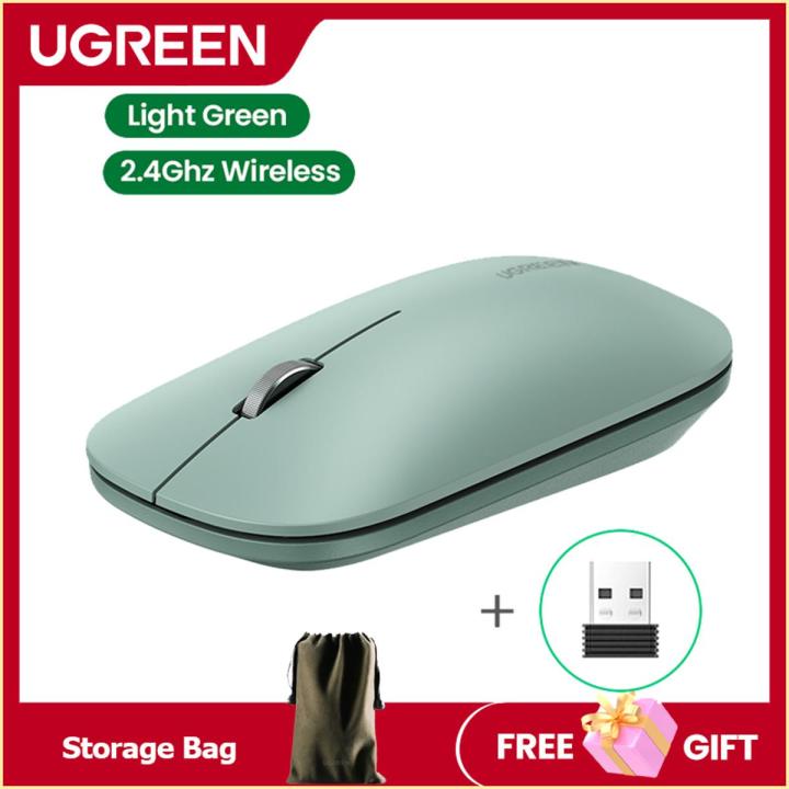 UGREEN Silent Wireless Mouse Adjustable 4000 DPI For Mac-Book Computer ...