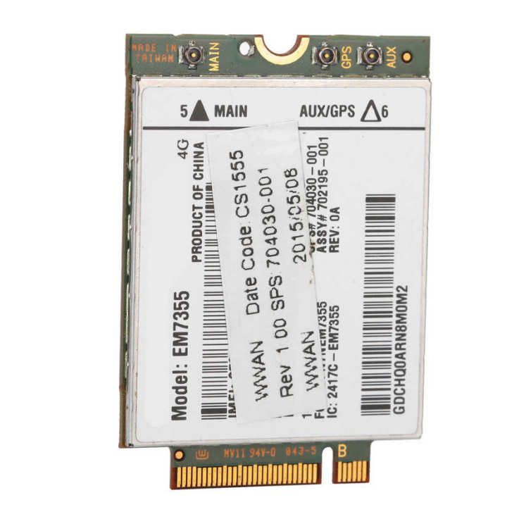 WIFI Module Wireless Network Card for HP lt4111 820EM7355 WWAN NGFF 4G ...