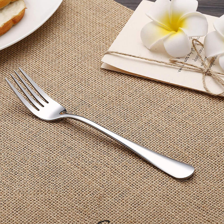 6-Inch Stainless Steel Spoon & Fork Set – Complete Cutlery Collection ...