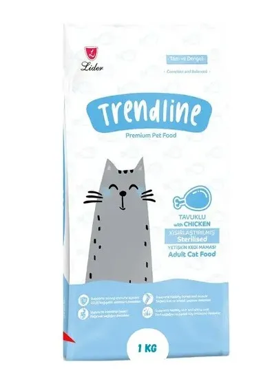 Trendline Adult Cat Food Sterilised Chicken Flavour 1kg | Daraz.com.bd