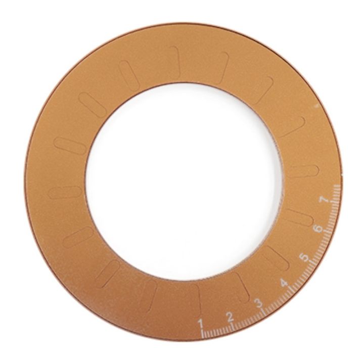 5Inches Round Geometry Ruler Metal Scale Ruler Drawing Circle Ruler ...