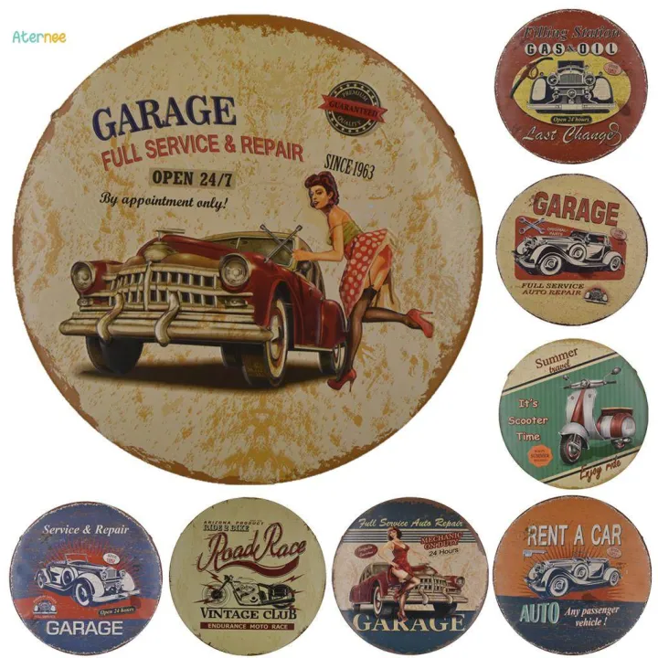 Retro Metal Tin Sign Plate Plaque Auto Car Garage Wall 1 | Daraz.com.bd