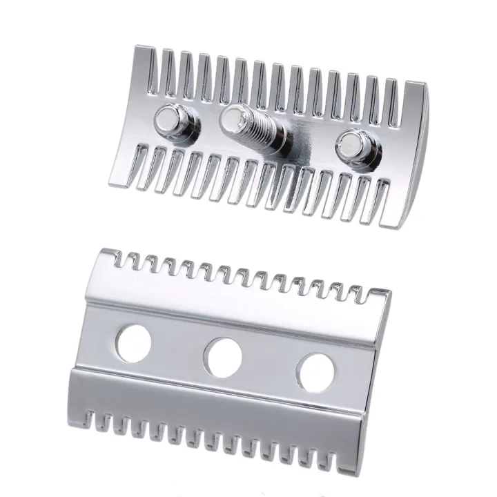 【7Rings Store】Double Edge Safety Razor Open Comb Head Safety Razor Head ...