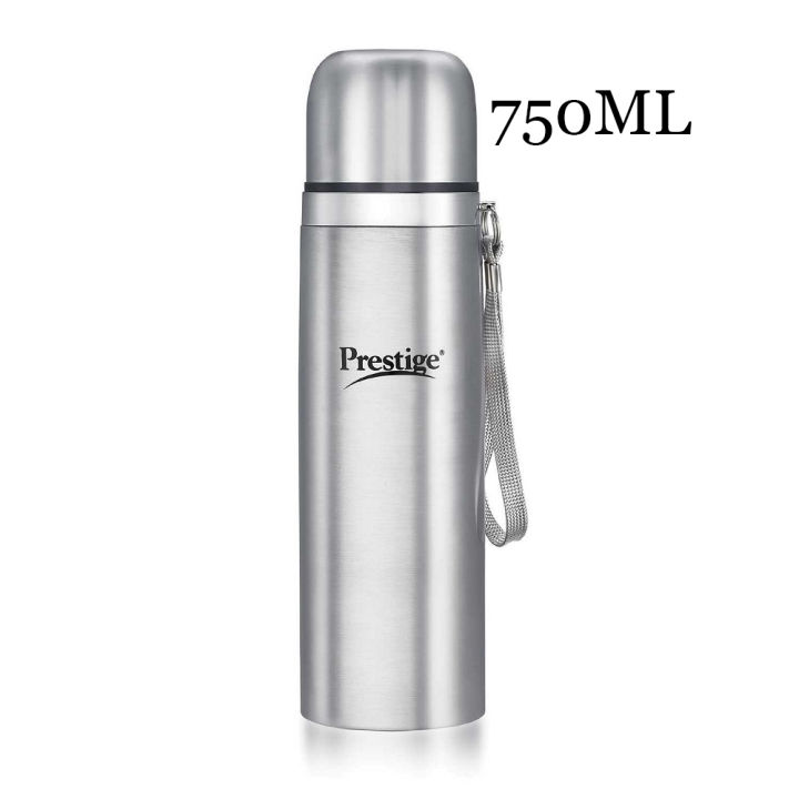 750 ML Prestige All Steel Hot/Cold Water Flask Tea Flasks Vacuum Bottle ...
