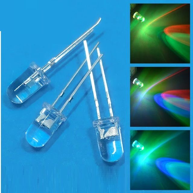 20 Ps RGB 5 mm Auto Flashing Emitting Diode Led Light | Daraz.com.bd