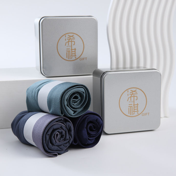 60 pieces of modal men's underwear, Xi Qi gift male god pants, iron box ...