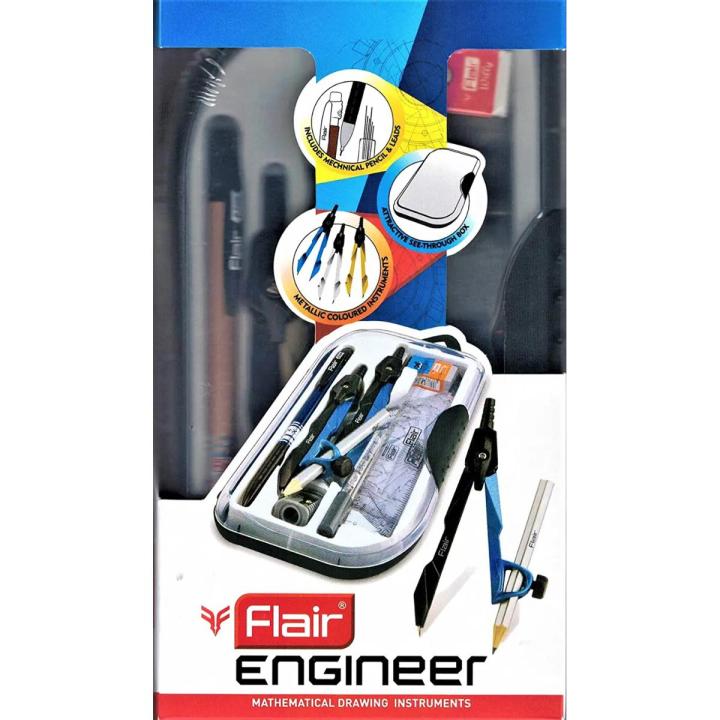 Flair Engineer - Mathematical Drawing Instrument set | Daraz.com.bd