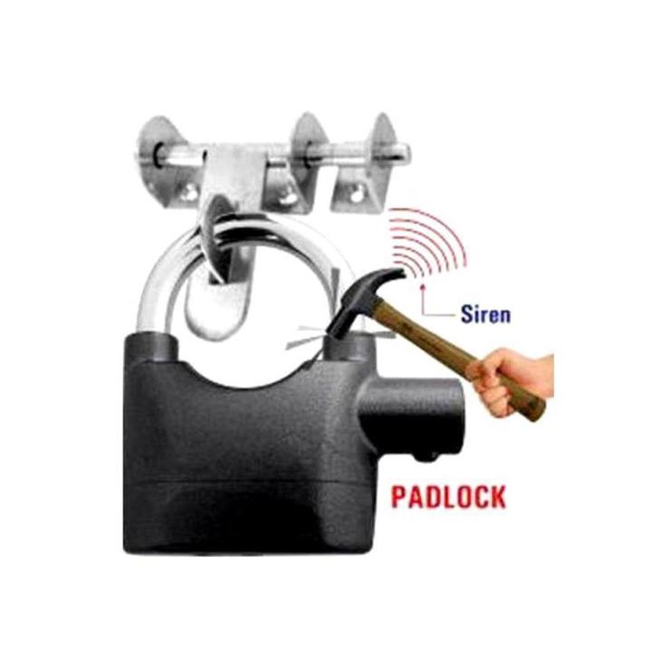 Bike And Door Security Alarm Lock - Black - Door Bottom Sealing Strip ...