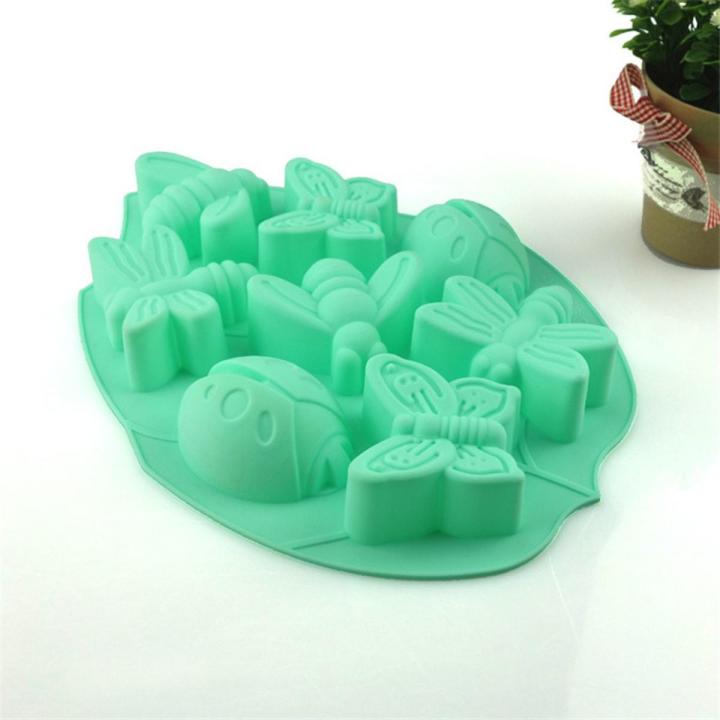 【happy one】4YANG Butterfly Bee Ladybug Shape Cake Mold Easter Insect ...