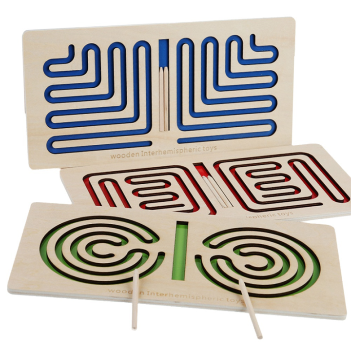 Left and Right Brain Development Toys Pen Trajectory Training Hand ...