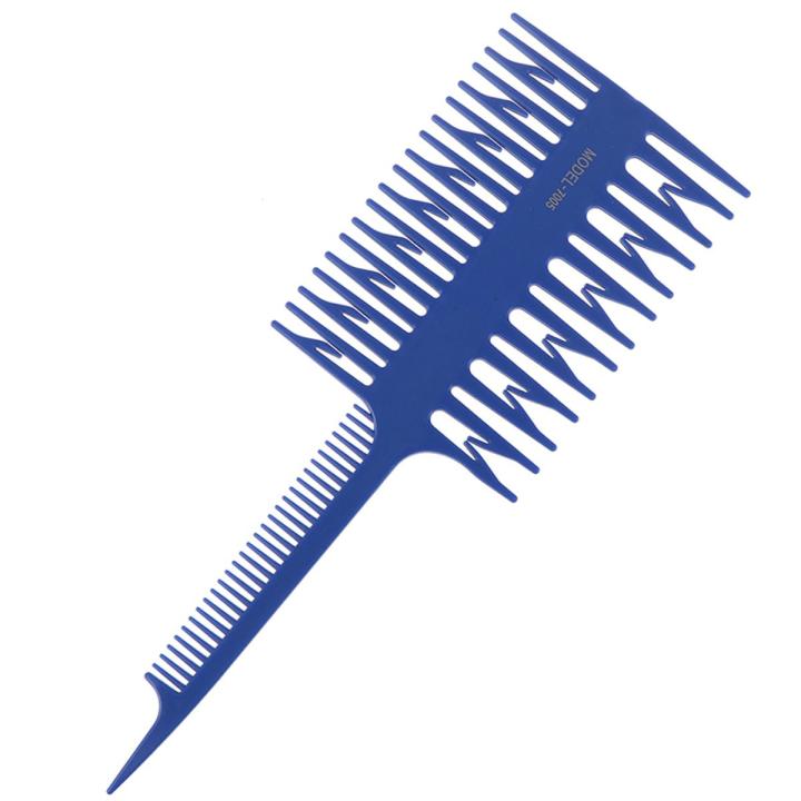 Fishbone Art Highlighting Comb Three-sided Pointed Tooth Hair Dye Brush ...