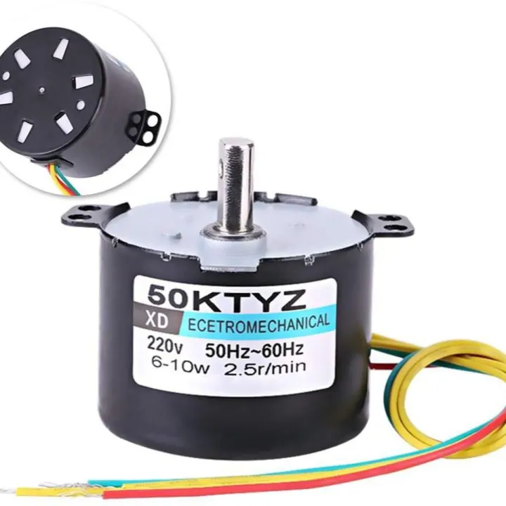 Egg Turning Motor 50KTYZ AC Motor 220V CW/CCW 2.5rpm Mini Synchronous ...