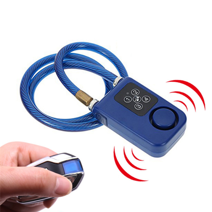 Cycling Security Lock Wireless Remote Control Alarm Lock Anti-Theft ...