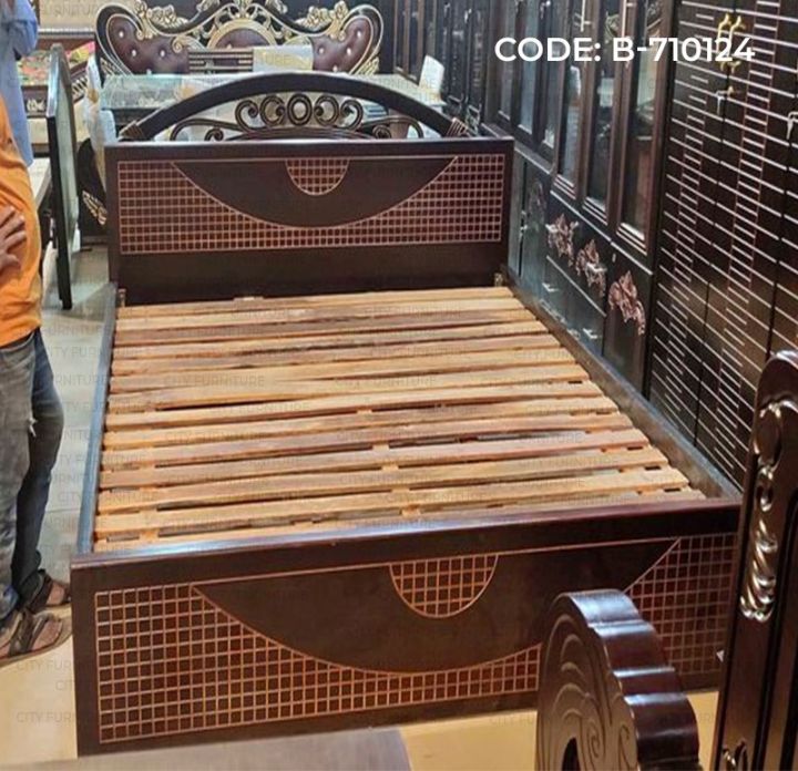 B-710124 (single4/7feet high quality Bed) | Daraz.com.bd