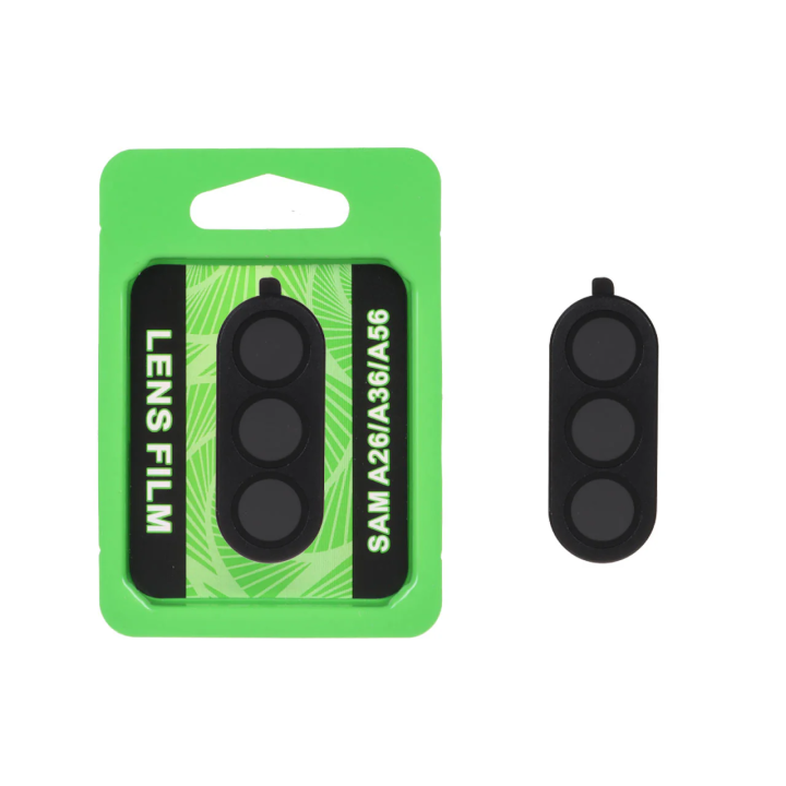 For Samsung A56 Camera Protector WSKEN Metal Ring Tempered Glass Camera ...