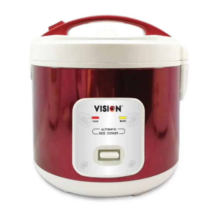 Vision RC- 1.8 L Deluxe Red Rice Cooker (CL Type) | Daraz.com.bd