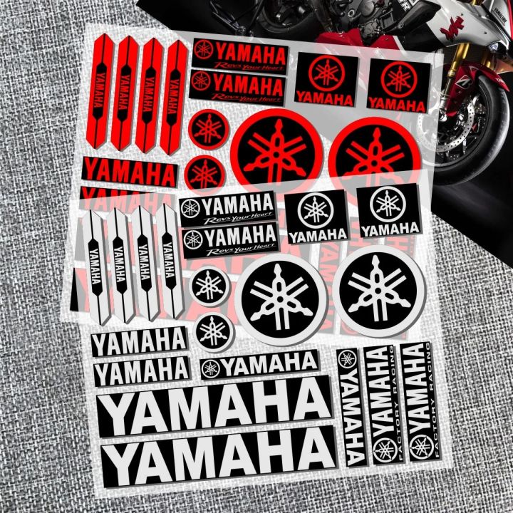 Vinyl Reflective Yamaha Stickers Motorcycle Logo Tank Decal Set Mt 07 09 Yzf R1 R3 R6 Nmax ...