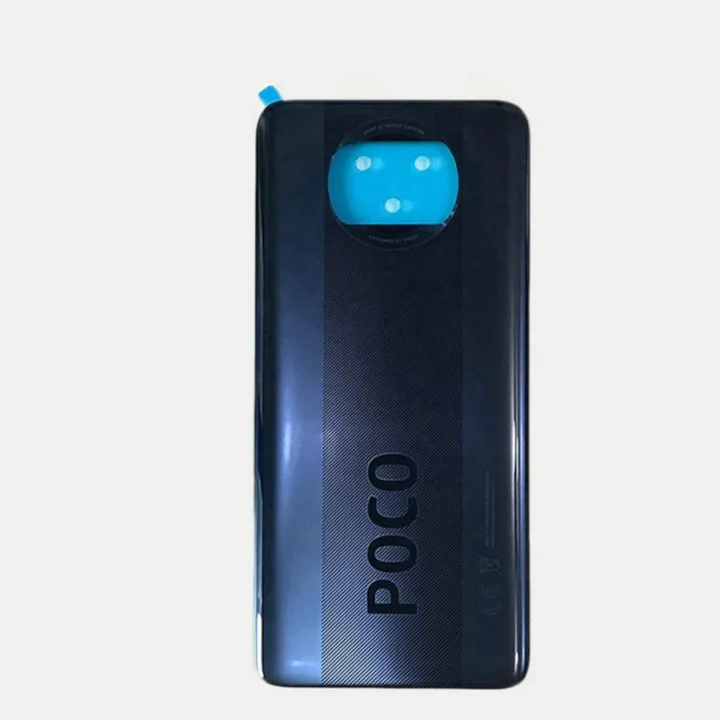 Replacement Backshell Glass Panel for Xiaomi Poco X3 Battery Back Door ...