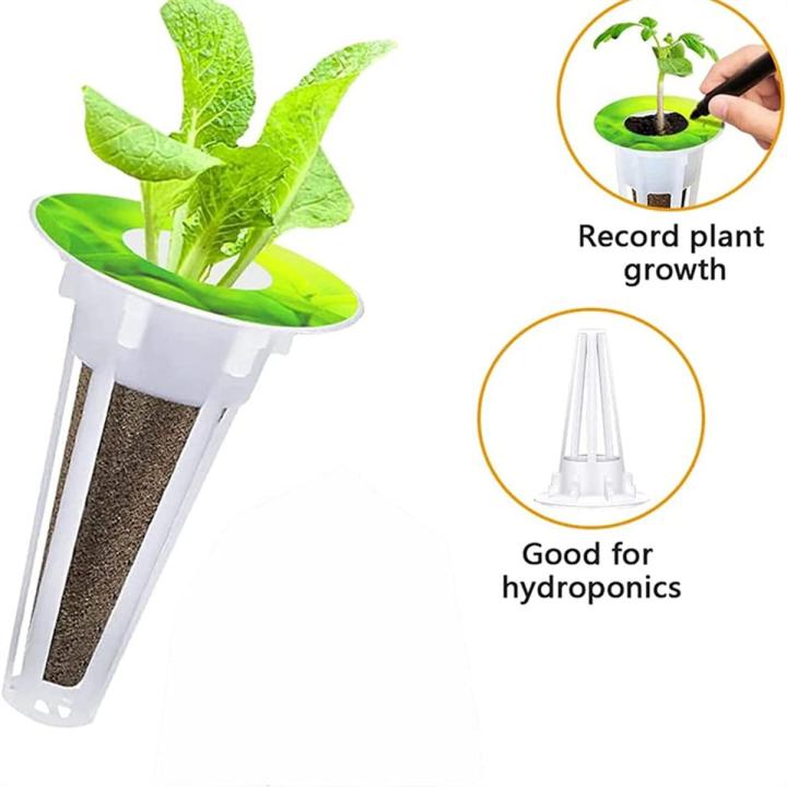 120 Pcs Hydroponic Garden Accessories Including Grow Baskets ...
