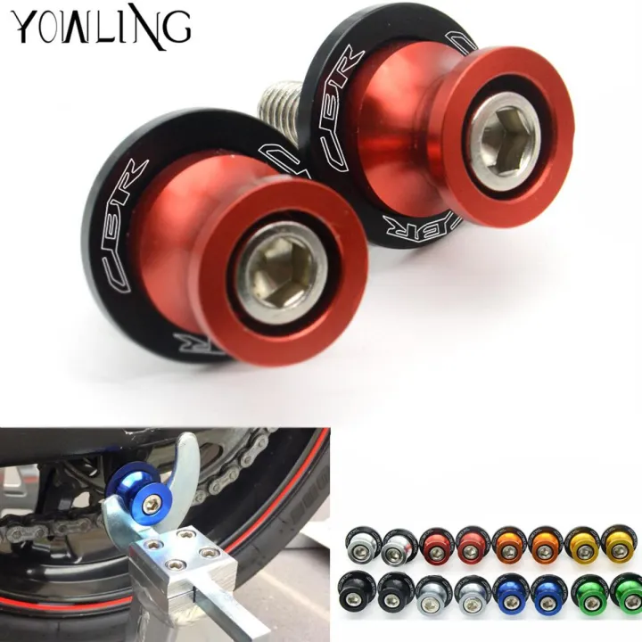 【VisioN Shop】M8 Red CBR New 8mm Motorcycle Red CNC Spools Slider For ...