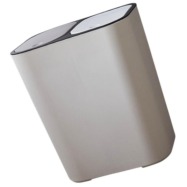 Trash Can Bin Dual Garbage Office Bathroom Desk Containers Recycling ...
