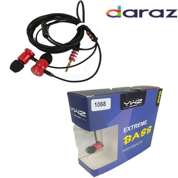 Original YWZ 66 HI-FI Metal Super Bass Expression -Red | Daraz.com.bd
