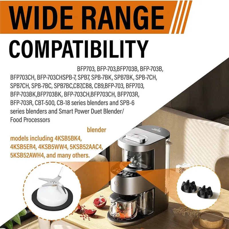 Blender Coupler with Spanner Kit Blender Blade 4 Leaf With Gasket ...