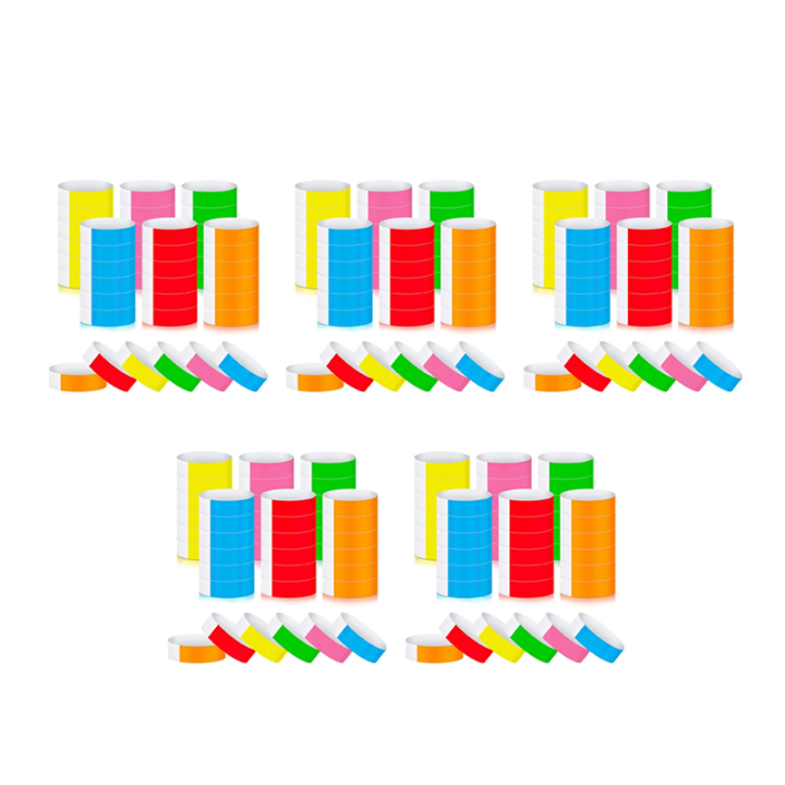 3000Pcs Waterproof Hand Bands Neon Wrist Bands for Events Concert ...