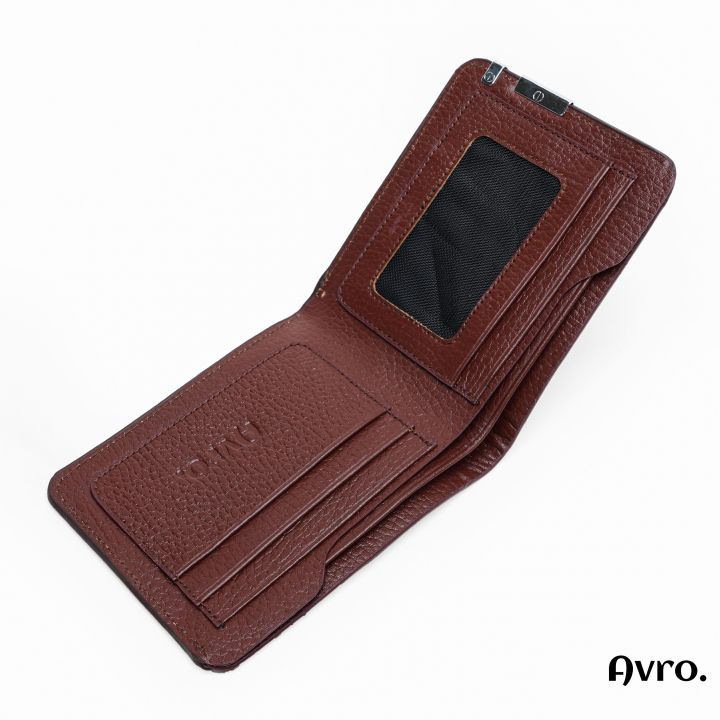 Avro Premium 100% Genuine Cow Leather Money Bag For Men Stylish Slim ...