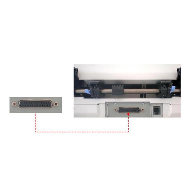 25 Pin DB25 Parallel Male to Female LPT Printer DB25 M-F Cable 1.5M ...