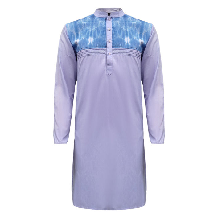 Kay Kraft Pale Lavender Cotton Tie-Dyed Panjabi Men'S Panjabi For Men ...