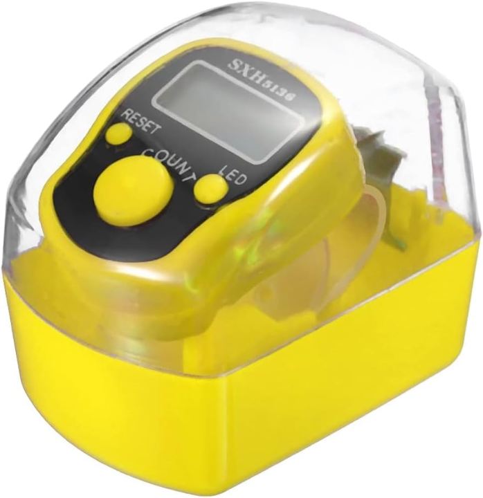 Digital Tasbeeh Hand Tally Counter Finger Ring Digital Counting Machine ...