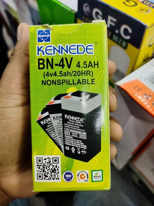 Kennede BN- 4V Battery 4.5Ah Lead Acid Battery | Daraz.com.bd