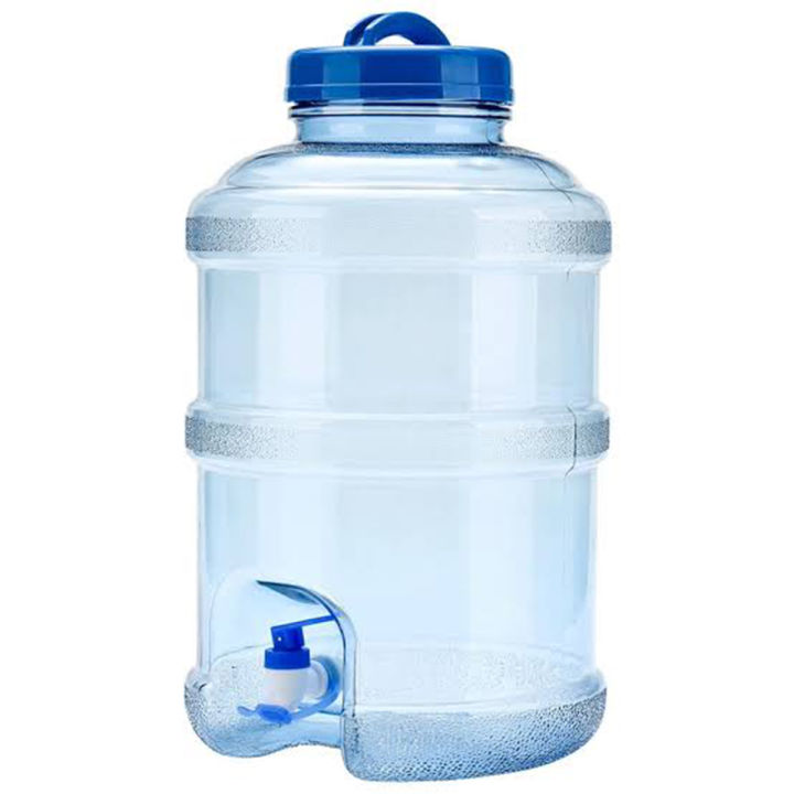 Gallon Water Bottle BPA Free Plastic Big Cap Jug Container w/ Faucet ...