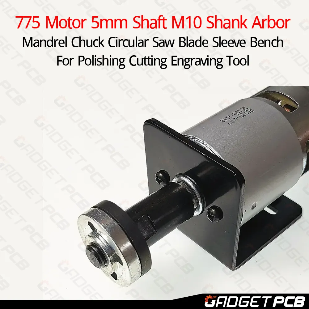 775 Motor 5mm Shaft M10 Shank ARBOR MANDREl Chuck Adapter Durable ...