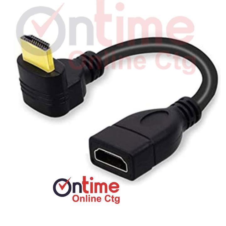 12 inch Male HDMI to Female HDMI Cable | Daraz.com.bd
