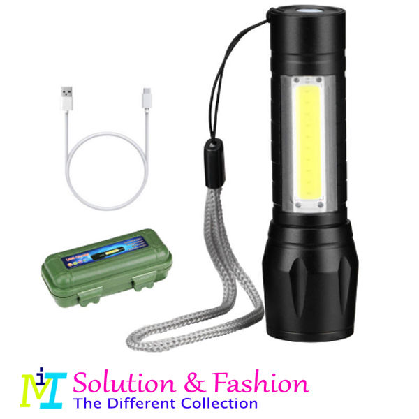 Geepas GP-007 Rechargeable Portable LED Flashlight (Zoom) | Daraz.com.bd