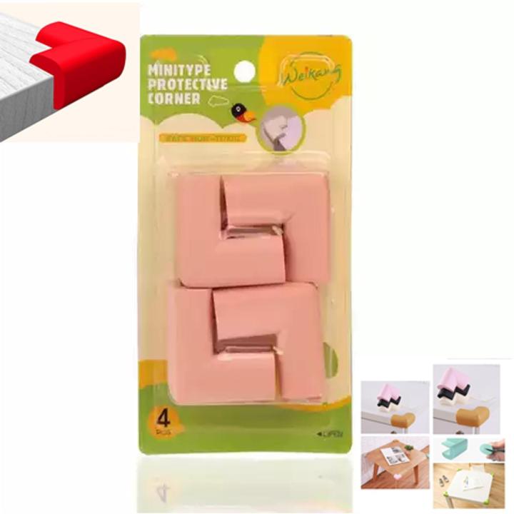 4 PCS Baby Safety Table Corner Protection Anti- Collision Soft Cushion Guard Bumper Angle Type U ...