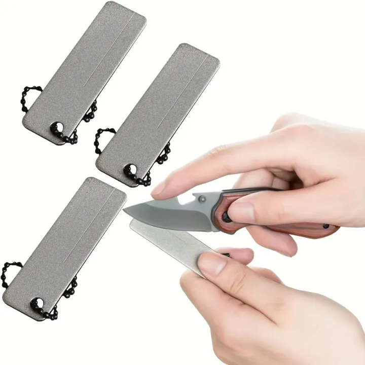 Camping Tool Sharpener Hard With Hanging Holes Fishing Hook Sharpener ...