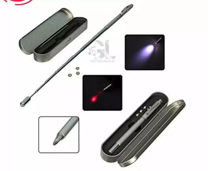 Multi Functional Peak Pointer Laser Pen 4 in 1 Red Dot | Daraz.com.bd