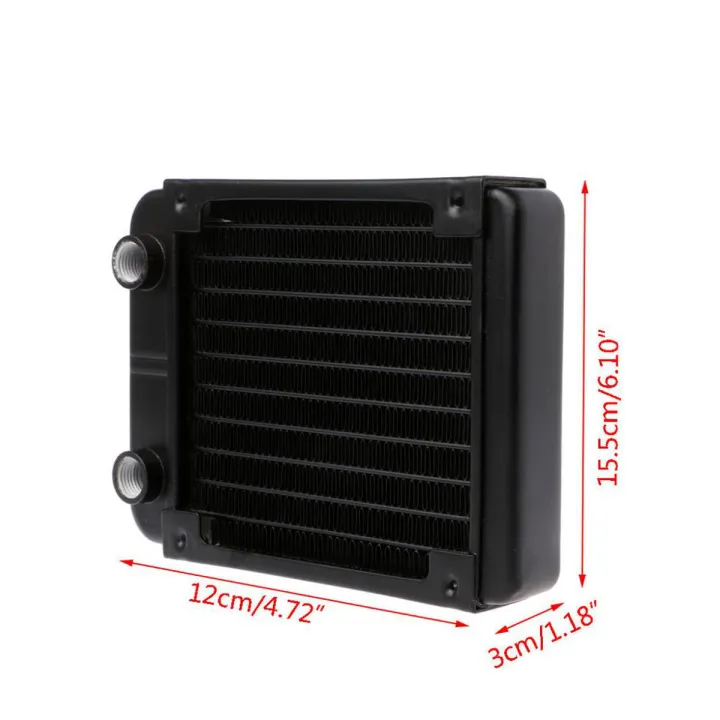1 Pc 80/120/240/360mm Aluminum Computer Radiator Water Cooler Cooling ...