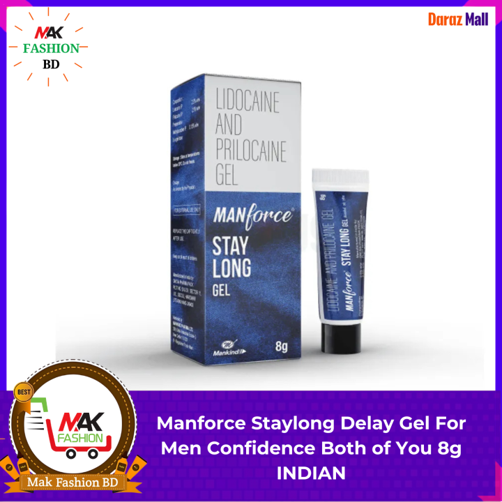 Manforce Staylong Delay Gel For Men Confidence Both of You 8g INDIAN ...