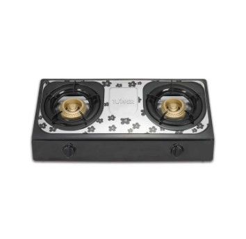 Topper Double SS Auto LPG Gas Stove A 204 805075 | Daraz.com.bd