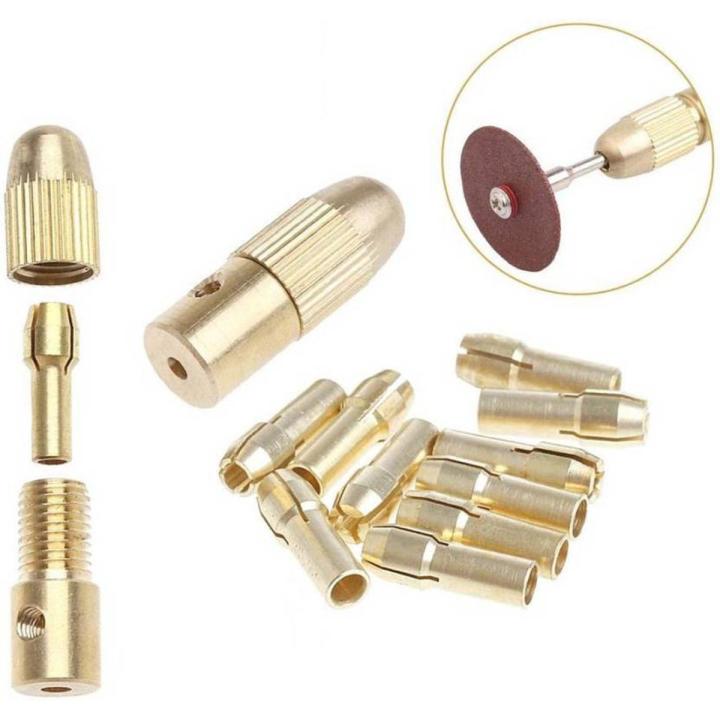 2.35mm Mini Drill Chucks Set 5 In 1 Electric Motor 2.35mm Shaft Hole ...