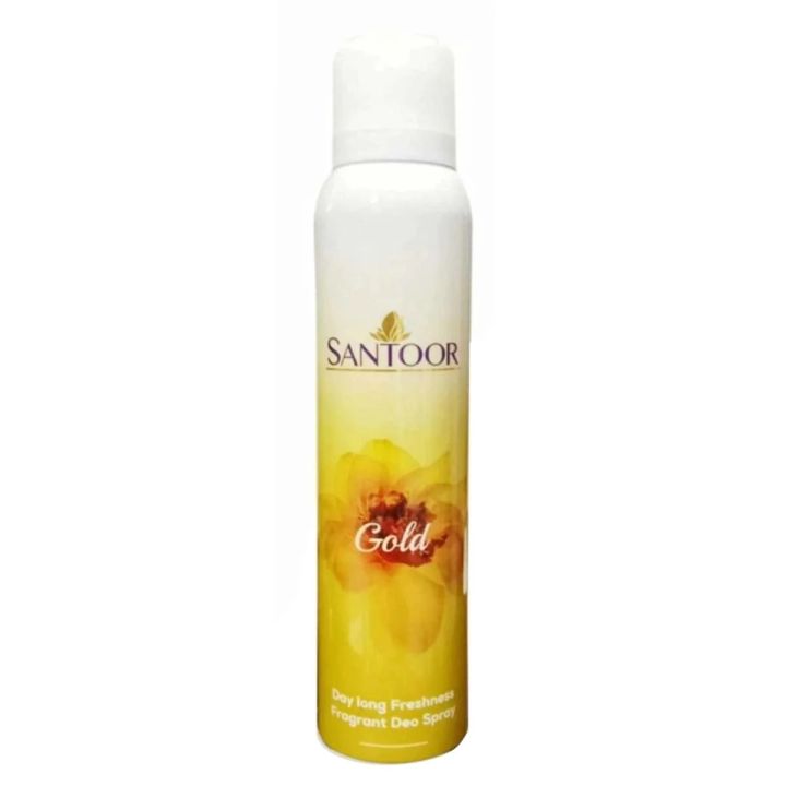 Indian product Body spray Santoor Gold used for female - 150 ml | Daraz ...