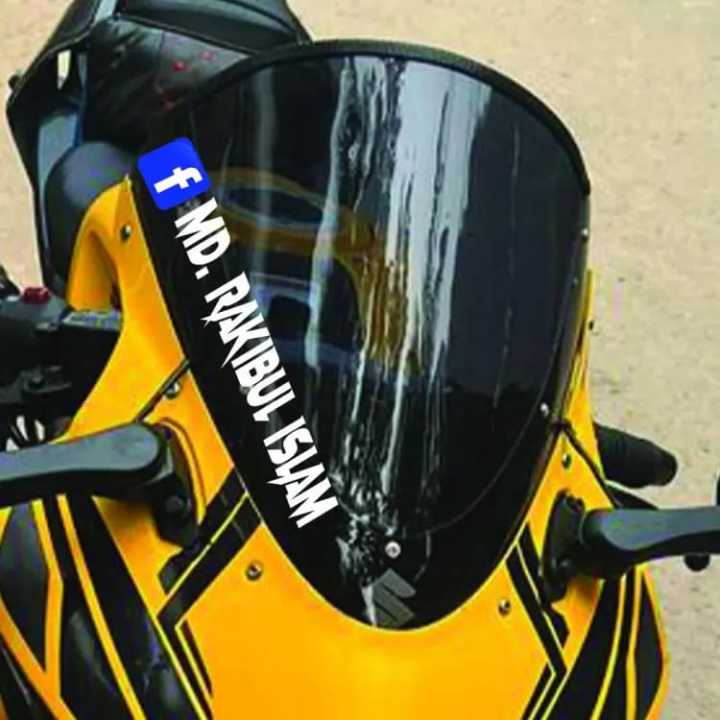 bike nam tag sticker | Daraz.com.bd
