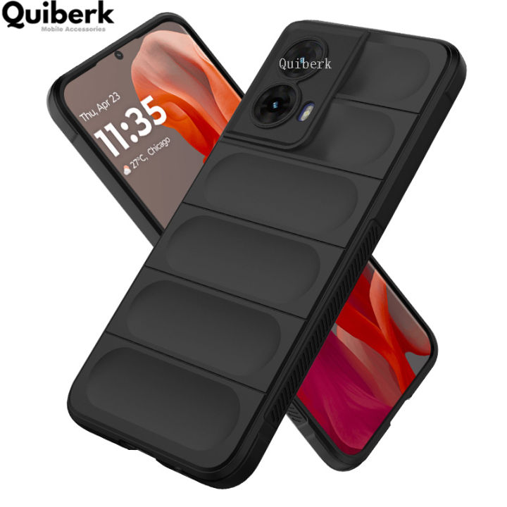 【original】 Quiberk for Motorola Moto G85 5G Soft Case Camera Protection ...