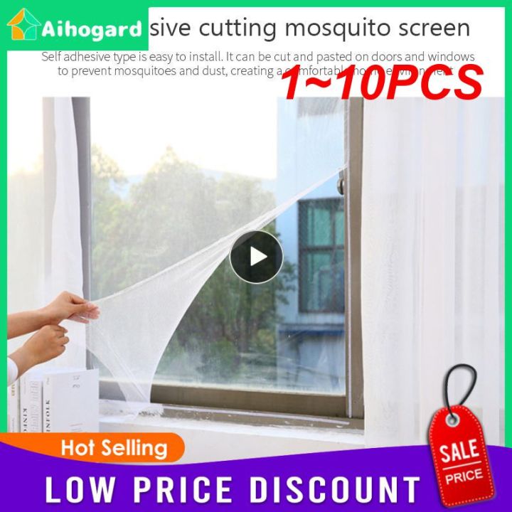 1~10PCS Fly Mosquito Window Net Insect Mesh Window Screen Net Curtain ...