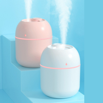 220ml Mini Air Humidifier Aroma Essential Oil Diffuser with LED Night ...